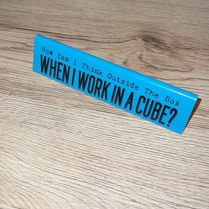 Office | Office Cubicle Joke Sign | Poshmark